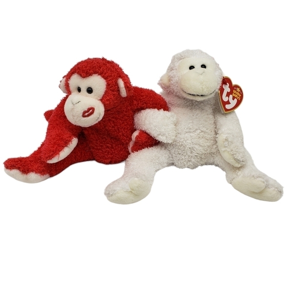 Ty | Toys | Ty Beanie Baby Cheek To Cheek Monkeys | Poshmark